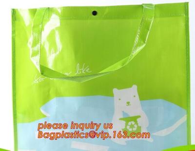 China polypropylene tote bag,Promotional Wine Shopping Tote Fabric Polypropylene Laminated PP non woven fabric makeup bag, oem for sale