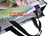 China Wholesale eco reusable pp woven shopping bag with logo design,100% recyclable Ecological large capacity Durable fabric for sale