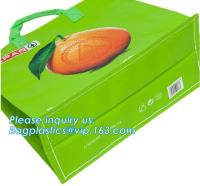 China Wholesale Custom Printed Eco Friendly Recycle Reusable PP Laminated Non Woven Tote Shopping Bags,Reusable Recyclable Lam for sale