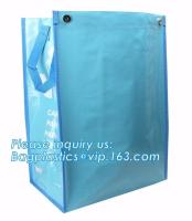 China Reusable Eco Large PP Non Woven Shopping Grocery Tote Bag with Logo,Promotional Customized Printing PP Woven Shopping Ba for sale