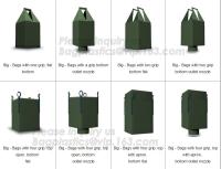 China FIBC big bag High quality pp woven jumbo bulk bag,breathable pp woven big Bag/FIBC for Firewood Packing/ Big Bag ,transp for sale