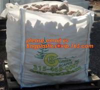 China 100% virgin PP woven big bag/jumbo bag FIBC for cement sand,super sacks 1000kg pp woven fabric big bags jumbo sand bag for sale