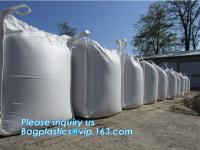 China 100% virgin PP woven big bag/jumbo bag FIBC for cement sand,super sacks 1000kg pp woven fabric big bags jumbo sand bag for sale