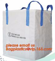 China Top open virgin polypropylene woven big jumbo bag for sand cement sludge building material,Product Categories FIBC bags for sale