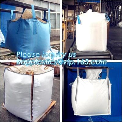 China FIBC Recycle Container 1 Ton PP Woven Jumbo Big Bags For Agriculture And Industrial Use,100% new material 1 ton 1.5 ton for sale