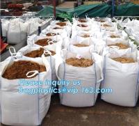 China PP woven bulk big ton bag / jumbo bag for packing stone, fish meal,sugar,cement,sand,1 ton Custom PP Woven Big Bulk Jumb for sale