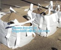 China Durable plastic PP woven FIBC big jumbo bag for building material sand cement lime,super sacks 1000kg pp woven fabric bi for sale