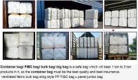 China China Factory price 100% new material 1 ton 1.5 ton PP bulk bag woven big bag jumbo bags FIBC,polypropylene pp woven bul for sale