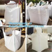 China 1000kg used pp woven big bag/ jumbo bag/ bulk bag/FIBC,100% virgin bulk bag pp woven big bag,woven ton big bulk bag jumb for sale