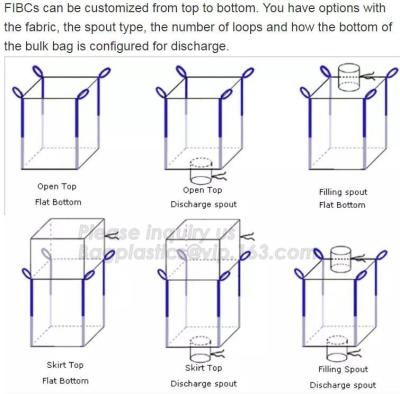 China Agricultural Big Size PP Woven Bulk Bag For Corn,PP woven big bag/ton bag/bulk bag for packing construction garbage for sale