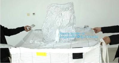 China pp woven big bag jumbo bag for sulphur and cement,Wholesale 1 ton used pp woven sack big FIBC bean bulk bag, bagease for sale