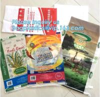 China Custom recyclable kraft paper laminated pp woven food packaging bag with logo printing,25kg 20kg urea fertilizer packagi for sale