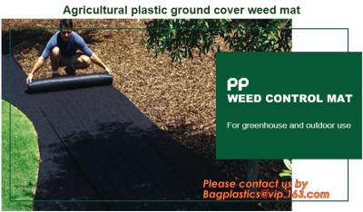 China Supply heavy duty 100% virgin anti grass weed barrier/garden weed barrier cloth/agricultural ground cover mesh with UV r for sale