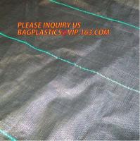 China 100% pp non woven perforated fabric weed control mat weed barrier anti weed mat,100% pp cover fabric weed control mat we for sale