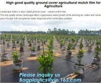 China Anti-UV Landscape Fabric PP Woven Agricultural Weed Control,PP Woven Landscape Fabric Garden Weed Barrier Mat, bagplasti for sale