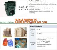 China Garden grow bag potato grow bag murphy bag PE fabric,40 / 50 / 100 / 200/300gallon durable heavy duty potato grow bag for sale
