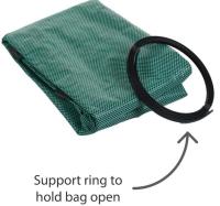 China 272L PP new material durable leaf collection garden waste bag,Garden Waste Bags Lawn Leaf Bag 32 gallons, bagplastics, p for sale