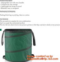 China POP UP Durable Polyester Garden Leaf Bag,Collapsible Oxford Bag,Pop-Up Lawn &Leaf Bag/ Garden Leaf Collector Bag for gar for sale