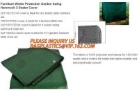 China SWING HAMMOCK COVER, FURNITURE WINTER PROTECTION GARDEN SWING HAMMOCK SEATER COVER, CHAIR SET, TABLE, GARDEN FURNITURES for sale