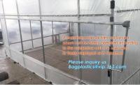 China hdpe woven greenhouse film, plastic roof transparent cover for green house,Good services hot galvanized structure big wa for sale