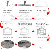 China Agricultural Glass Green House for Commerical,Pop up Greenhouse Eco-friendly Fiberglass Poles Overlong Cover 98