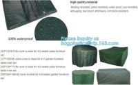 China furniture winter protection garden swing hammock 3-seater cover, garden funiture bench cover, swinging hammock cover bag for sale