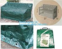 China Green Waterproof pe plastic outdoor garden furniture covers,lounge bench covers,funiture series,garden bench cover, bag for sale