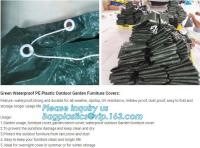 China Green Waterproof pe plastic outdoor garden furniture covers,lounge bench covers,funiture series,garden bench cover, bag for sale