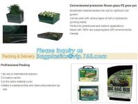 China factory wholesale planter grow bag,Green Eco-friendly PE potato grow bag resuble garden plant grow bag, BAGEASE, PACKAGE for sale