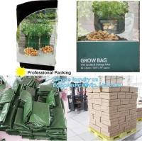 China potato plant garden PE Woven growing bag Vegetable Plant Cultivation Grow Bags,Wholesale New durable non woven fabric gr for sale