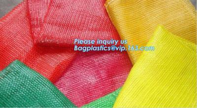 China raschel mesh bag for onions,potatoes, other vegetables,PE raschel mesh bag for fruit and vegetable,New type long life ti for sale