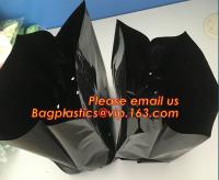 China 5gallon Plastic nursery bag for growing and seedling,polyethylene black grow bags plastic plant pot seeding nursery bags for sale