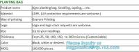 China Grow bag, planter bags, nursery bags, agro planting bag, seedling bag, spling bag, custom size, color, bales with logoes for sale