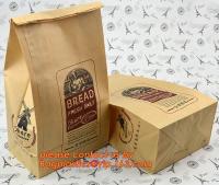 China wax coated bag pe coated bag central strip window bag side window bags perforated bag crip hot bag grill/chicken bag for sale