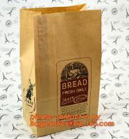 China wax coated bag pe coated bag central strip window bag side window bags perforated bag crip hot bag grill/chicken bag for sale