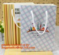 China wax coated bag pe coated bag central strip window bag side window bags perforated bag crip hot bag grill/chicken bag for sale