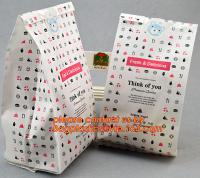 China Cookies biscuits muffin bread snack sachet packaging bag,Kraft and bakery paper brown bread bag,promotional custom coate for sale