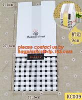 China Custom bread food paper bags with your own logo,Factory Supplier Eco-friendly Kraft Paper Bread Packaging Bag for sale