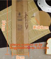 China eco-friendly printed bread packaging paper packaging bag,Reusable Kraft Paper Lunch bread Grocery shopping Bags, BAGEASE for sale