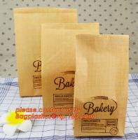 China eco printed cheap recycled brown kraft bread packaging paper bags manufacturer in china,Bread paper Bag. Bread package b for sale