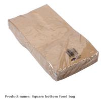 China Cheap Brown Paper Shopping Bags With No Handle Bread Paper Bag Food Grade Kraft Paper Bag,Stand Up Brown Wholesale Dispo for sale