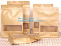 China Food grade kraft paper aluminum foil k bag, packing cereals,condiments,candies,teas,nuts,snack,food packaging pac for sale