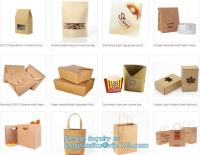 China Staple Food grade kraft paper bags, stapled kraft bag, stapled bread kraft bag,kraft paper bread bags for packaging sand for sale
