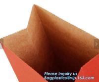 China cookies/biscuits/muffin/bread snack packaging bag custom printed clear plastic bread bags,Square Bottom Kraft Paper Pack for sale