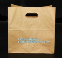 China Eco Logo Custom Printed Clear Bread Plastic Bag With Window,china manufacturer custom disposable bread paper bag, bageas for sale