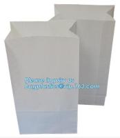 China wholesale bread paper bag for customer blank paper bag,greaseproof printed bakery bread packaging plastic paper bags wit for sale