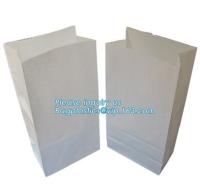China wholesale bread paper bag for customer blank paper bag,greaseproof printed bakery bread packaging plastic paper bags wit for sale
