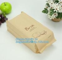 China China factory custom printed paper bread bags,Food grade custom made kraft paper stick bread bags with window, limited for sale
