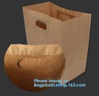 China 60gsm Oil-Proof Food Kraft Paper Packaging Bread Bag,food brown kraft paper bag sandwich bag bread bag, BAGPLASTICS, PAC for sale