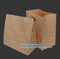 China 60gsm Oil-Proof Food Kraft Paper Packaging Bread Bag,food brown kraft paper bag sandwich bag bread bag, BAGPLASTICS, PAC for sale